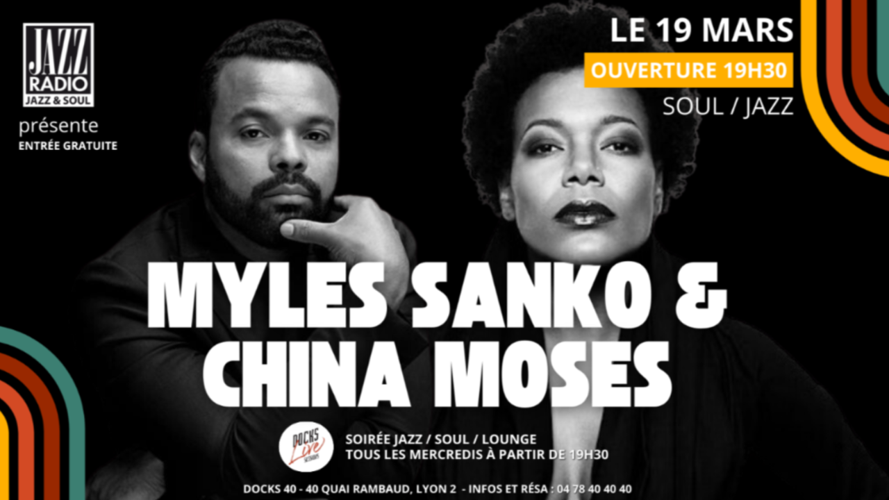 [Showcase JAZZ RADIO] Myles Sanko & China Moses enflamment la scène du Docks 40